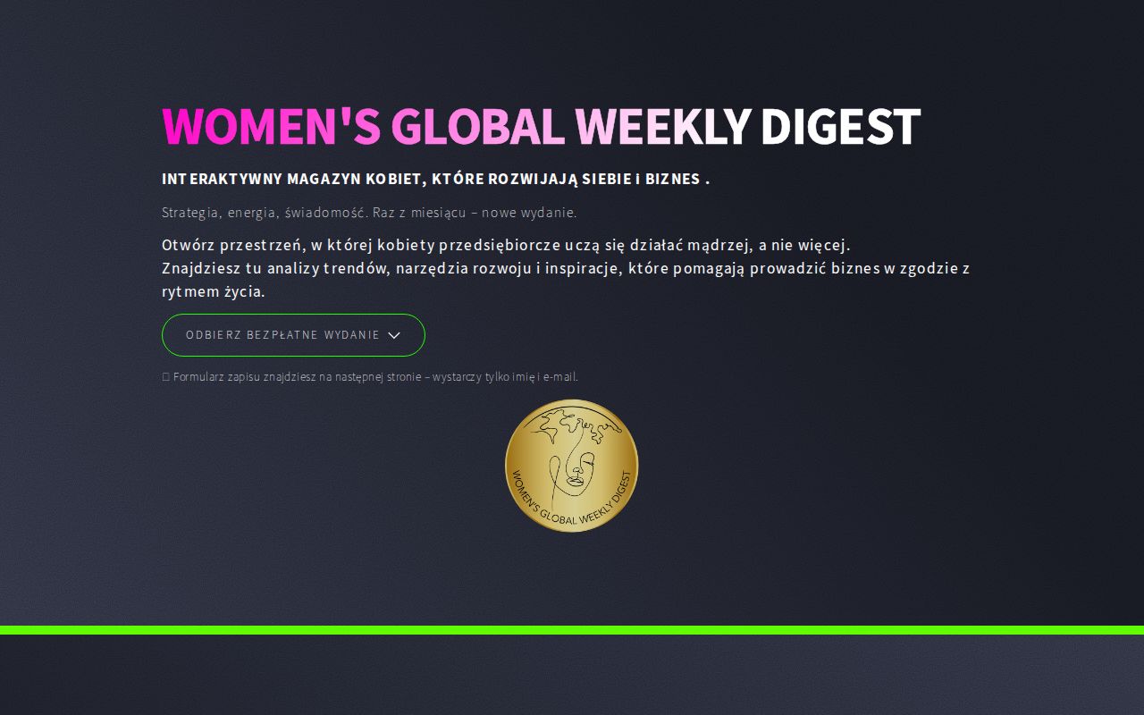 Women's Digest - darmowy dwutygodnik inspiracji i bizesu